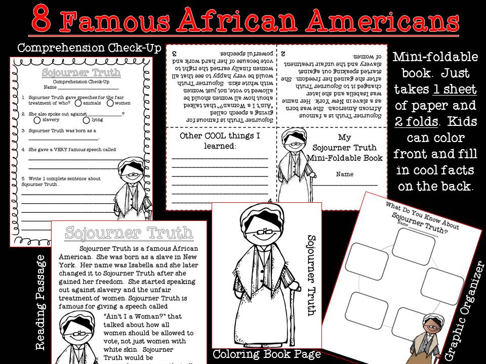 Funky Fresh Firsties: 8 Famous African Americans {and a Freebie}