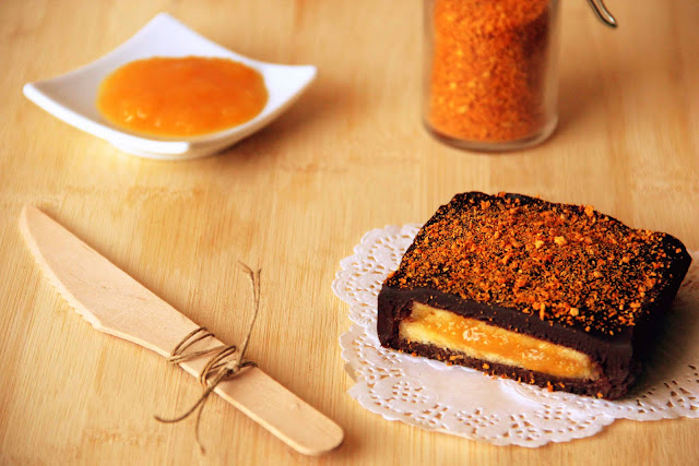 Coses de Llàbiro: Torró de taronja i xocolata