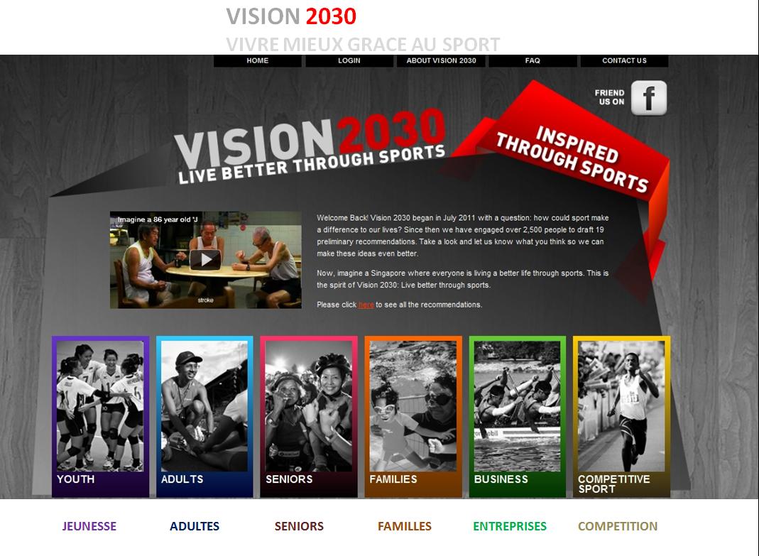 Singapore Wild City: Vision 2030 Live Better Through Sports