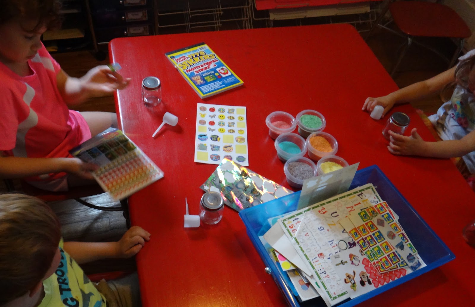 Little Stars Learning: Rice/Salt "Sand" Art
