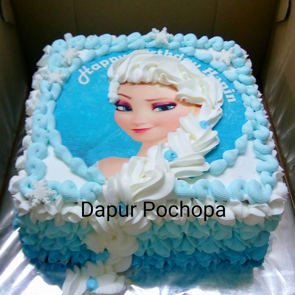 Dapur Pochopa: Elsa Frozen Cake