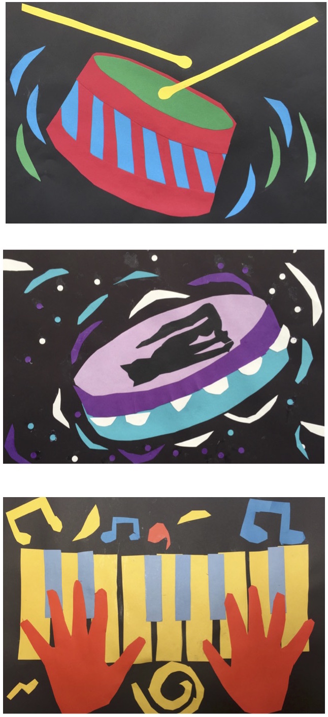 The Rolling Artroom: Cut Paper Musical Instruments (4th-6th Grade)