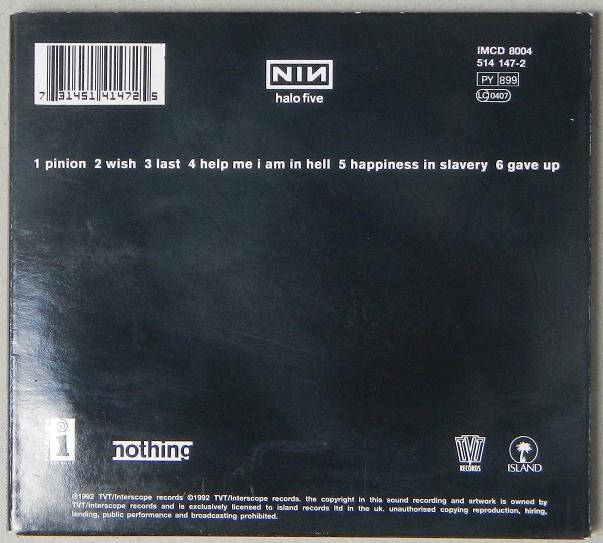 Aizen Trade: EP CD - BROKEN (NINE INCH NAILS - NIN) (DIGIPAK) (NM / M)