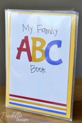 Puddle Designs: Personalized Family ABC Book