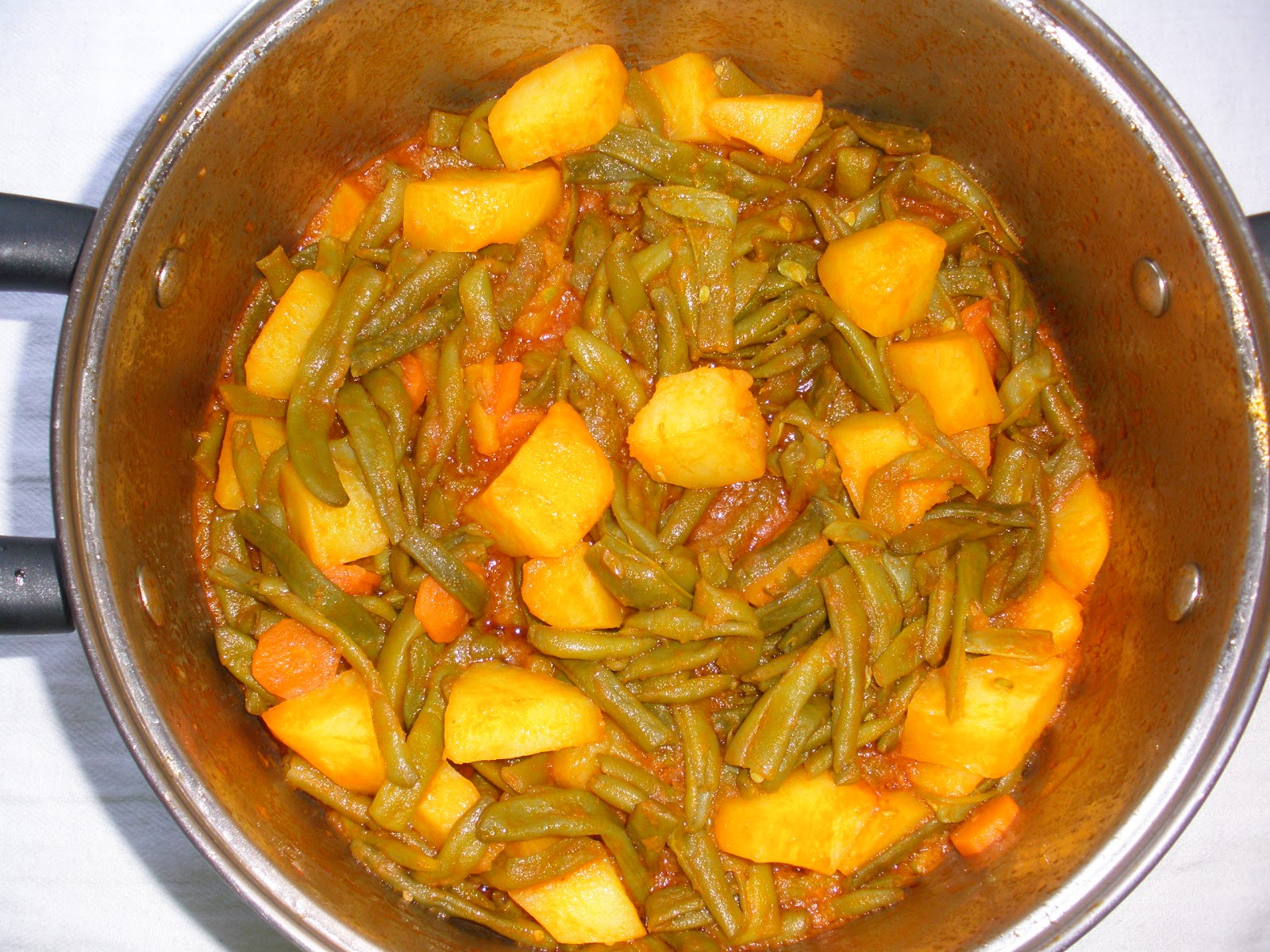 Come to cook: Φρεσκα φασολακια με πατατες στην κατσαρολα