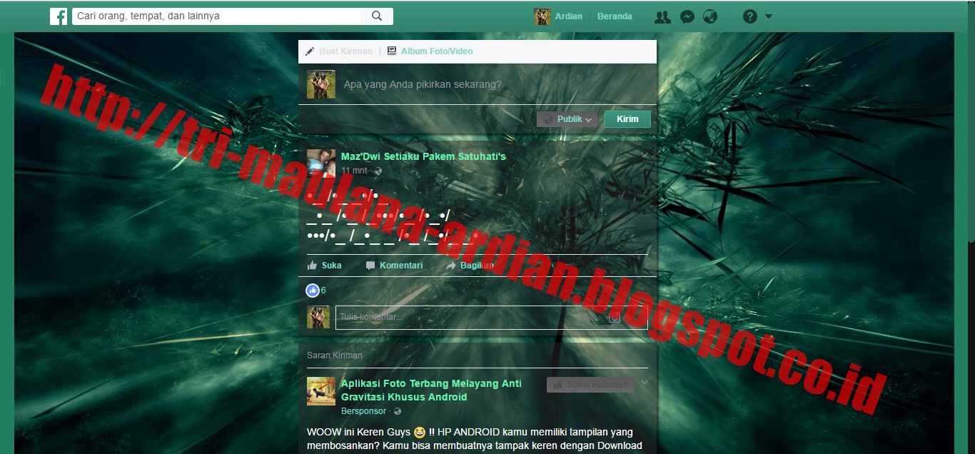 Cara Ganti Tampilan Facebook Dengan Stylish (Google Chrome User)