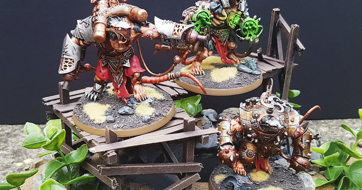 Another wargaming blog: Skaven Stormfiends ready to join the fray