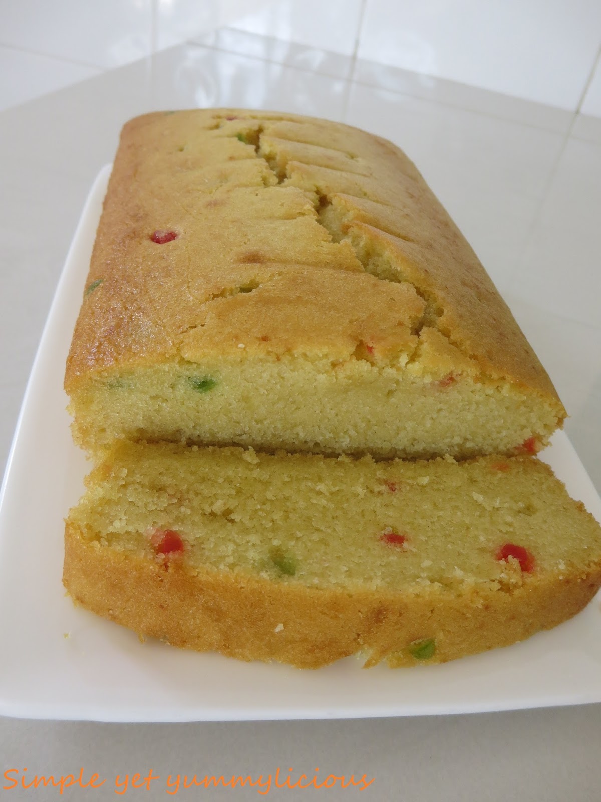 Simple yet yummylicious!: Light Fruit Loaf Cake