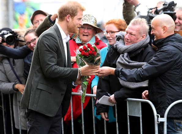 Queen Margrethe meets with Prince Harry at Amalienborg Palace