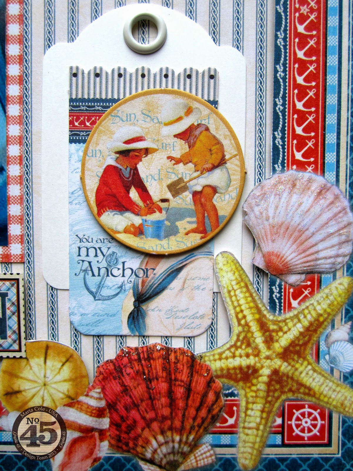 Paperiah: Graphic 45 By The Sea Layout Tutorial