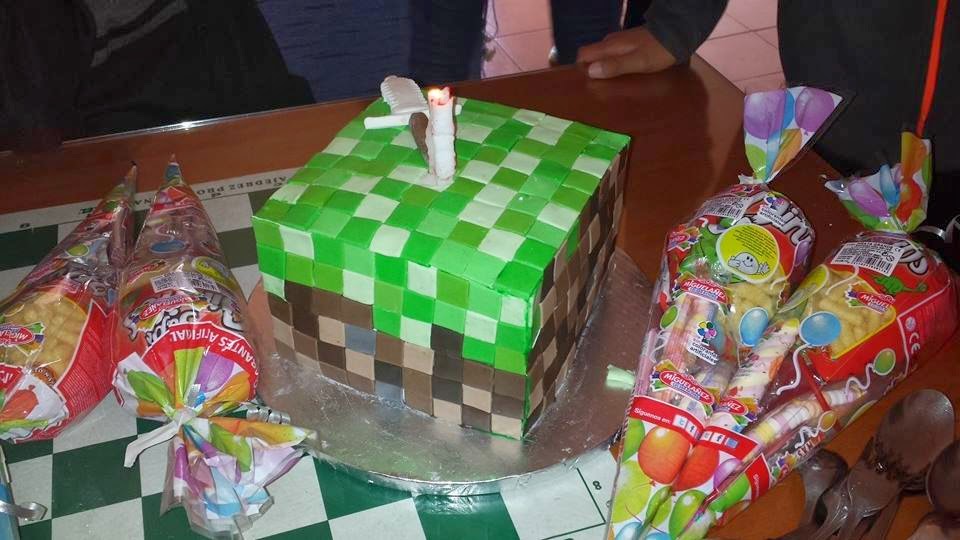 RECETAS PARA CHICOS: TARTA MINECRAFT