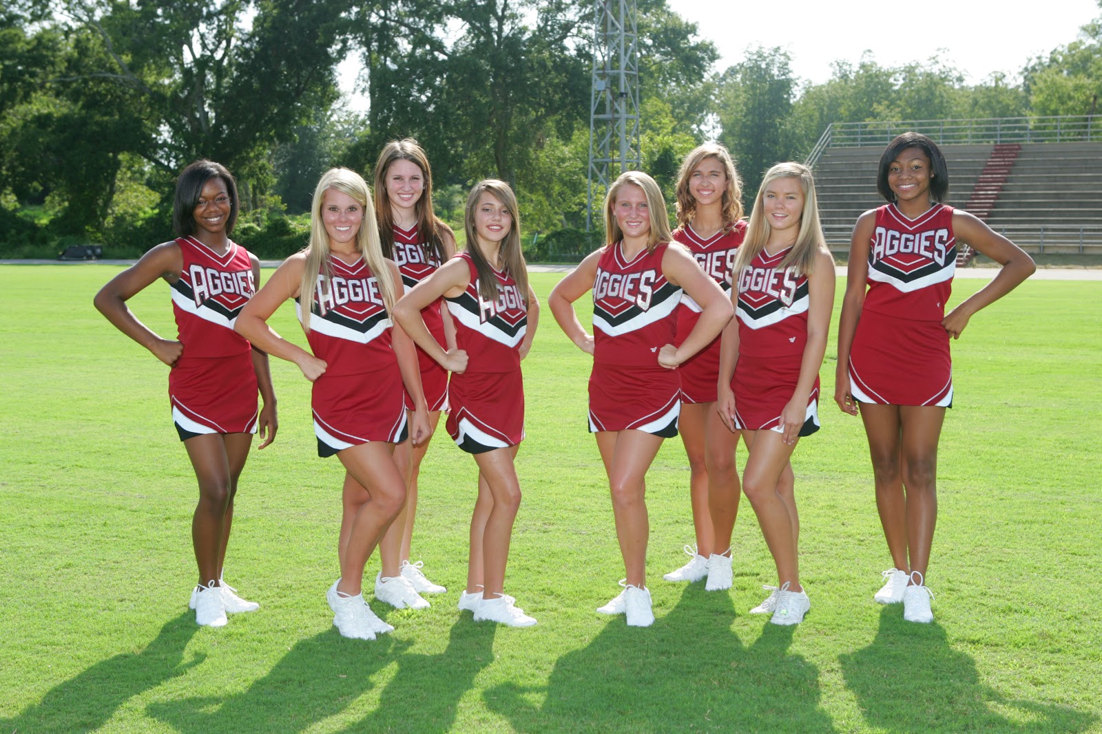 Hot Cheer Teams: Alluring Aggies!