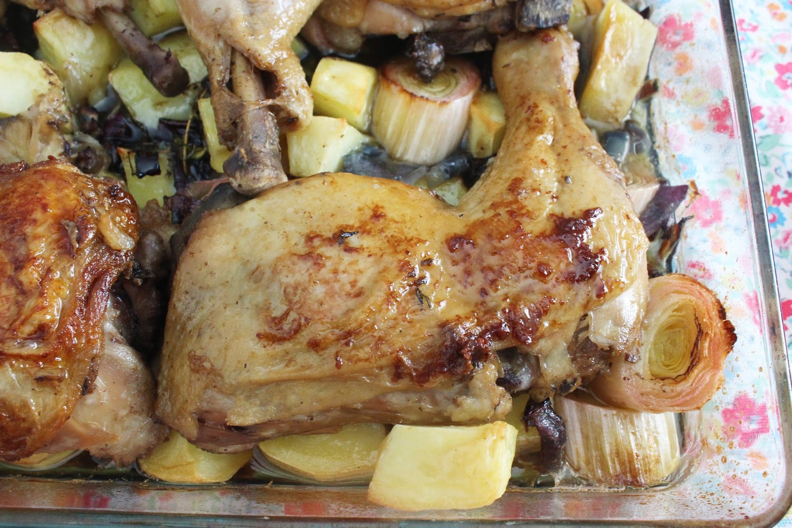 Pollo confitado, con Verduras | Las Recetas de Marichu.... y las mias