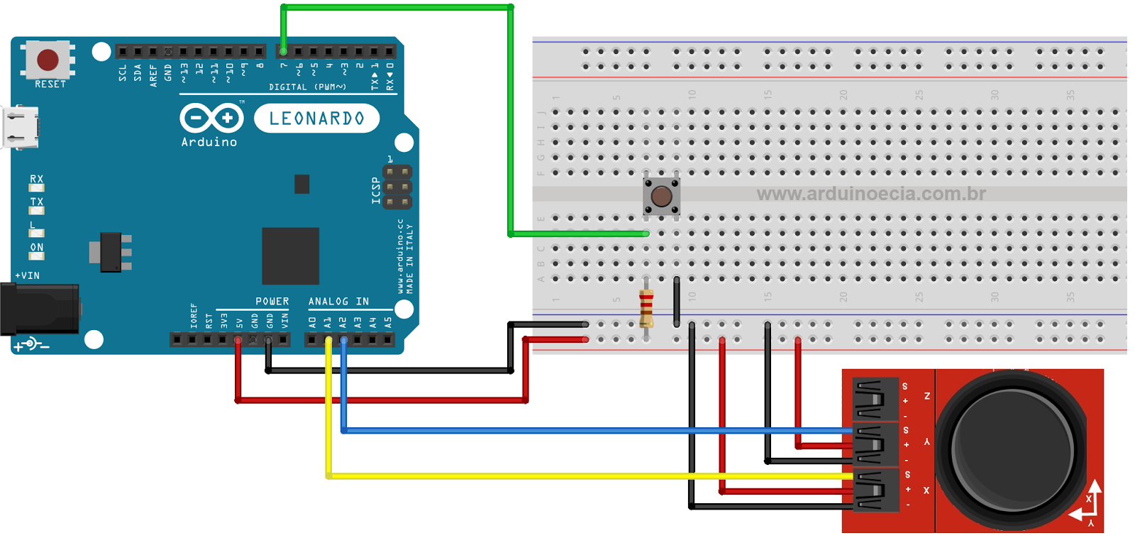 Usando Arduino Leonardo como teclado e mouse - Arduino e Cia