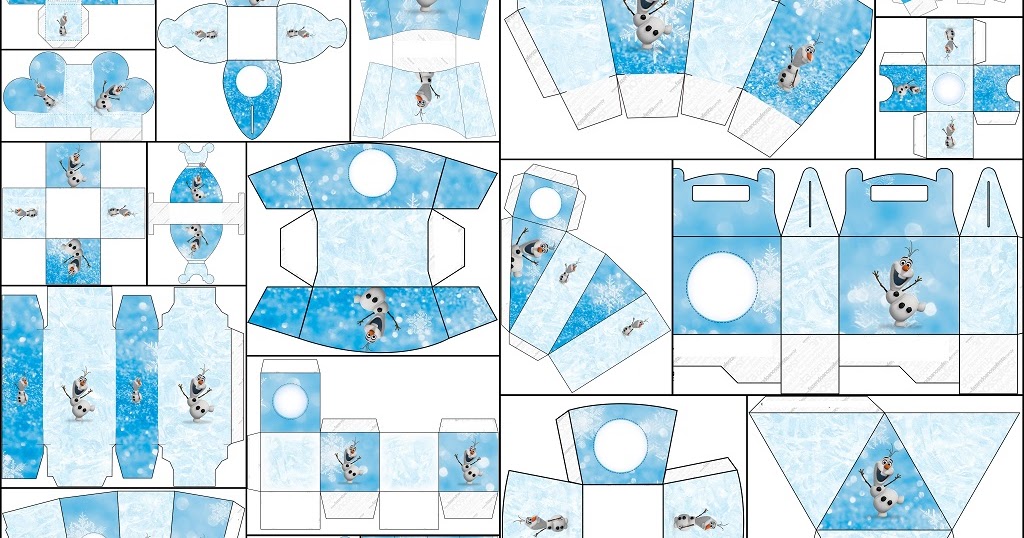 Olaf: Free Printable Boxes. - Oh My Fiesta! in english