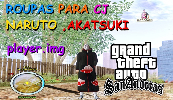 Roupas Akatsuki - Mod GTA Indonesia