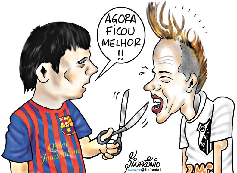 Luciano Gondim a Serviço do Esporte: CHARGE DO DIA! - AULA DE FUTEBOL!!!