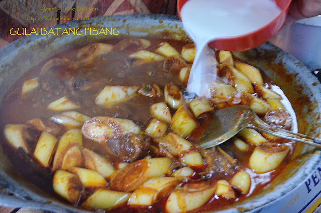 Gulai Batang Pisang - Amie's Little Kitchen