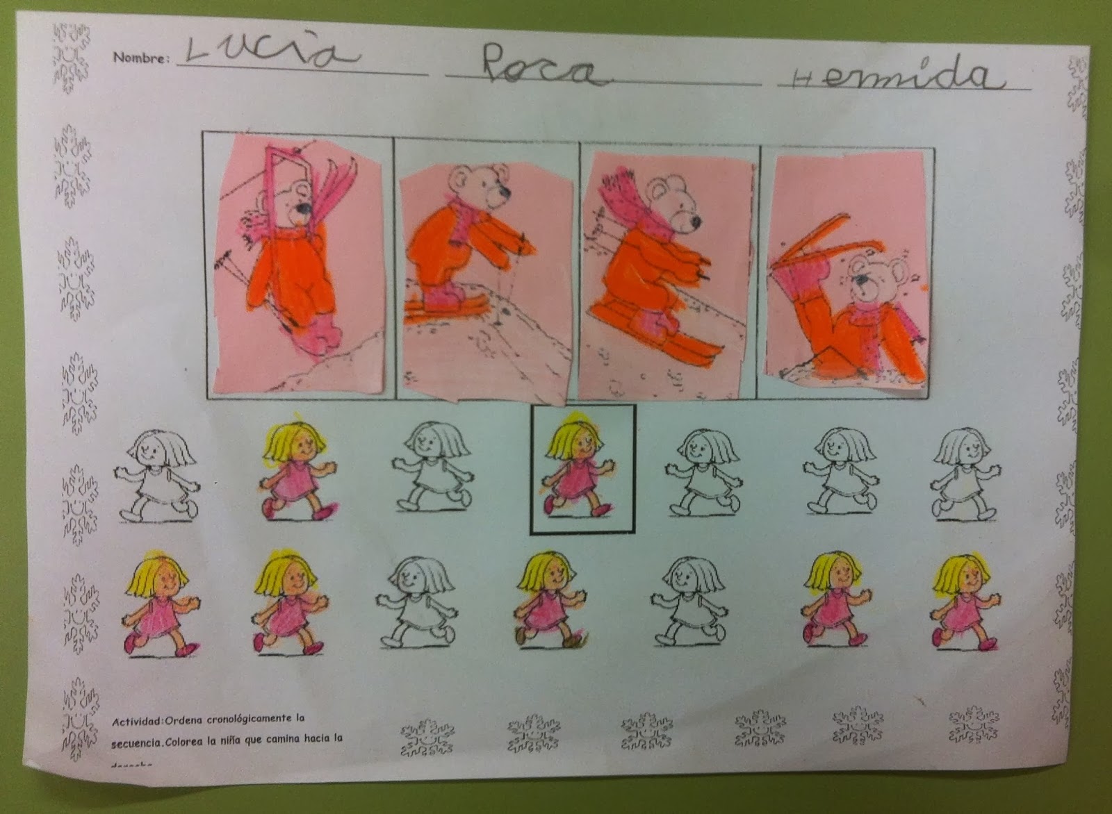 Cole de colores: EL INVIERNO