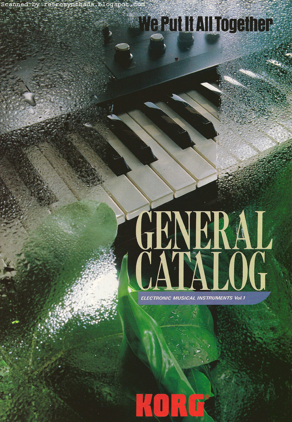 Retro Synth Ads: Korg General Catalog, Electronic Musical Instruments ...