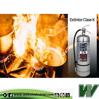 Walco Industrial: Extintor K-Guard - Ideal para combate incendios clase K