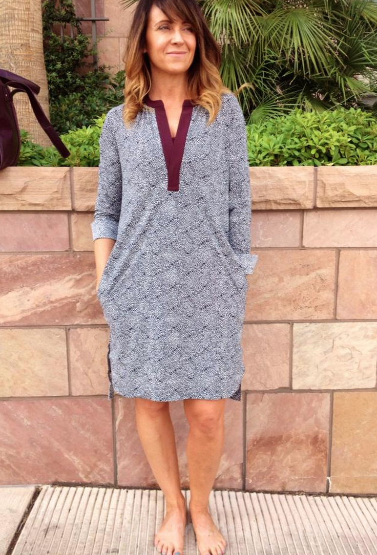 Grey Here To There Dress, Effortless Dress - The Sweat Edit