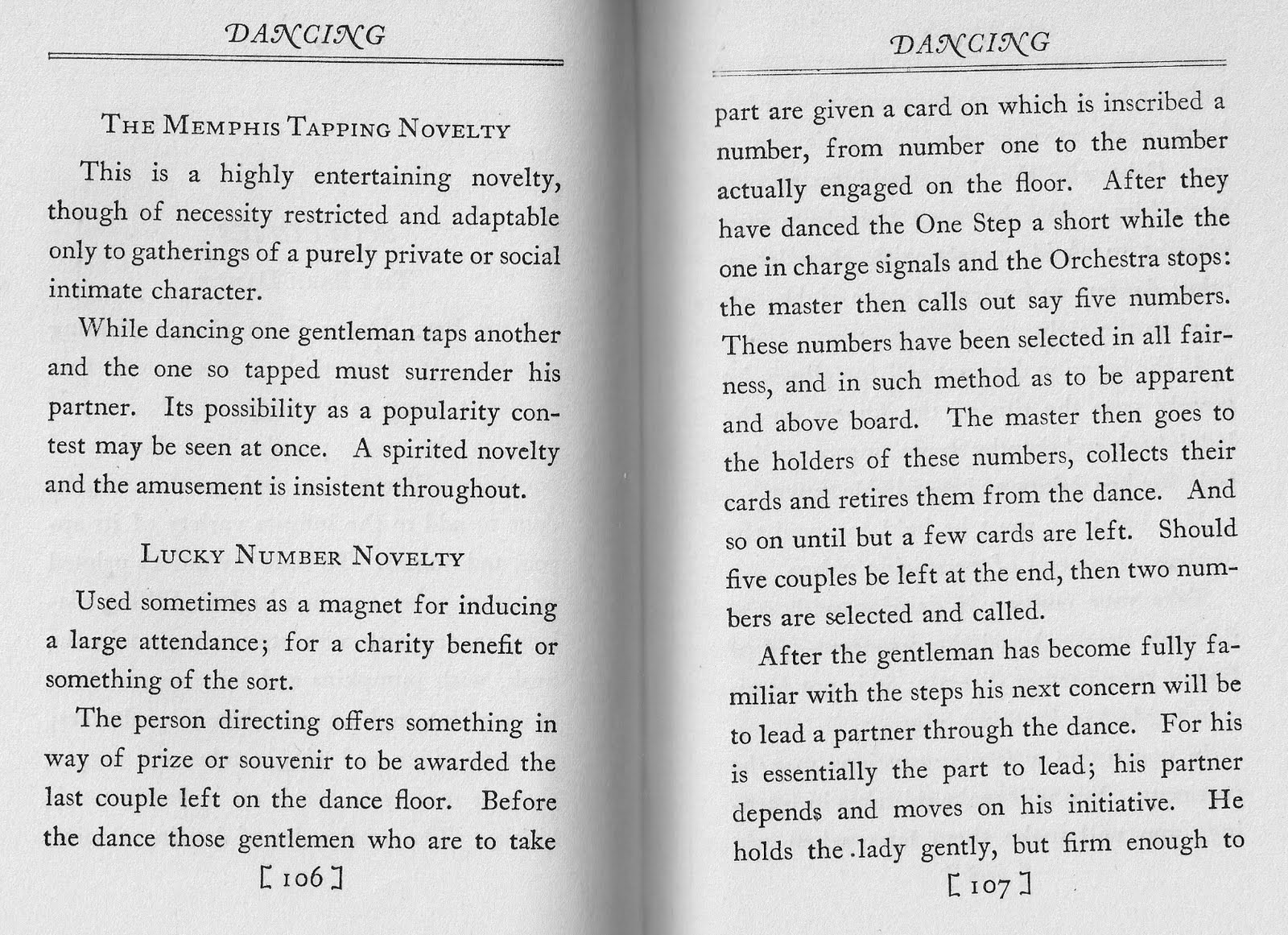 Vintage in a Modern World: All the Latest Steps: Novelty Dances (Part 1)