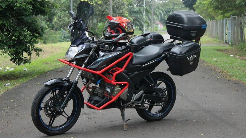 Galeri Foto Modifikasi Vixion Touring Terkeren Saat Ini - satugeber.com