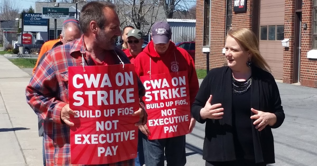 Addie Jenne Press Releases: Assemblywoman Russell marches with strikers ...