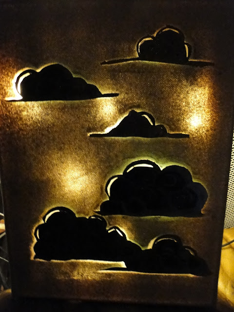 Mistress of my Domain: Backlit Paintings