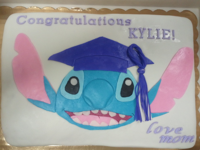 CAKED!: Stitch Graduation Cake