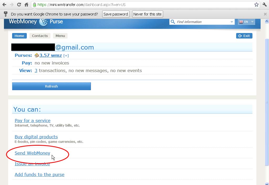 Kerja & Bisnis Online Terpercaya: Cara Transfer Webmoney WMZ Purse