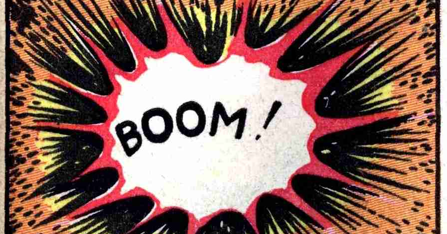 Boom! comic book sound effect
