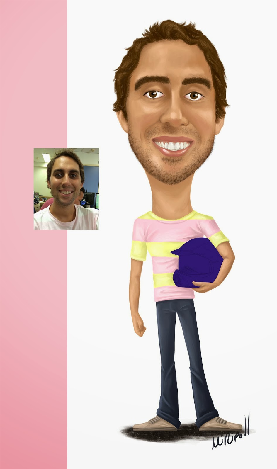 Design e Ilustração: Caricatura realista :) - Victor Willemsens