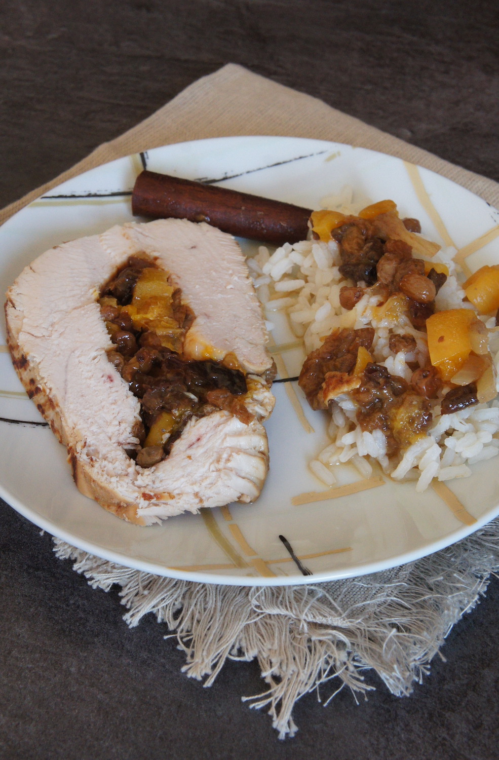 Filet de dinde aux fruits secs