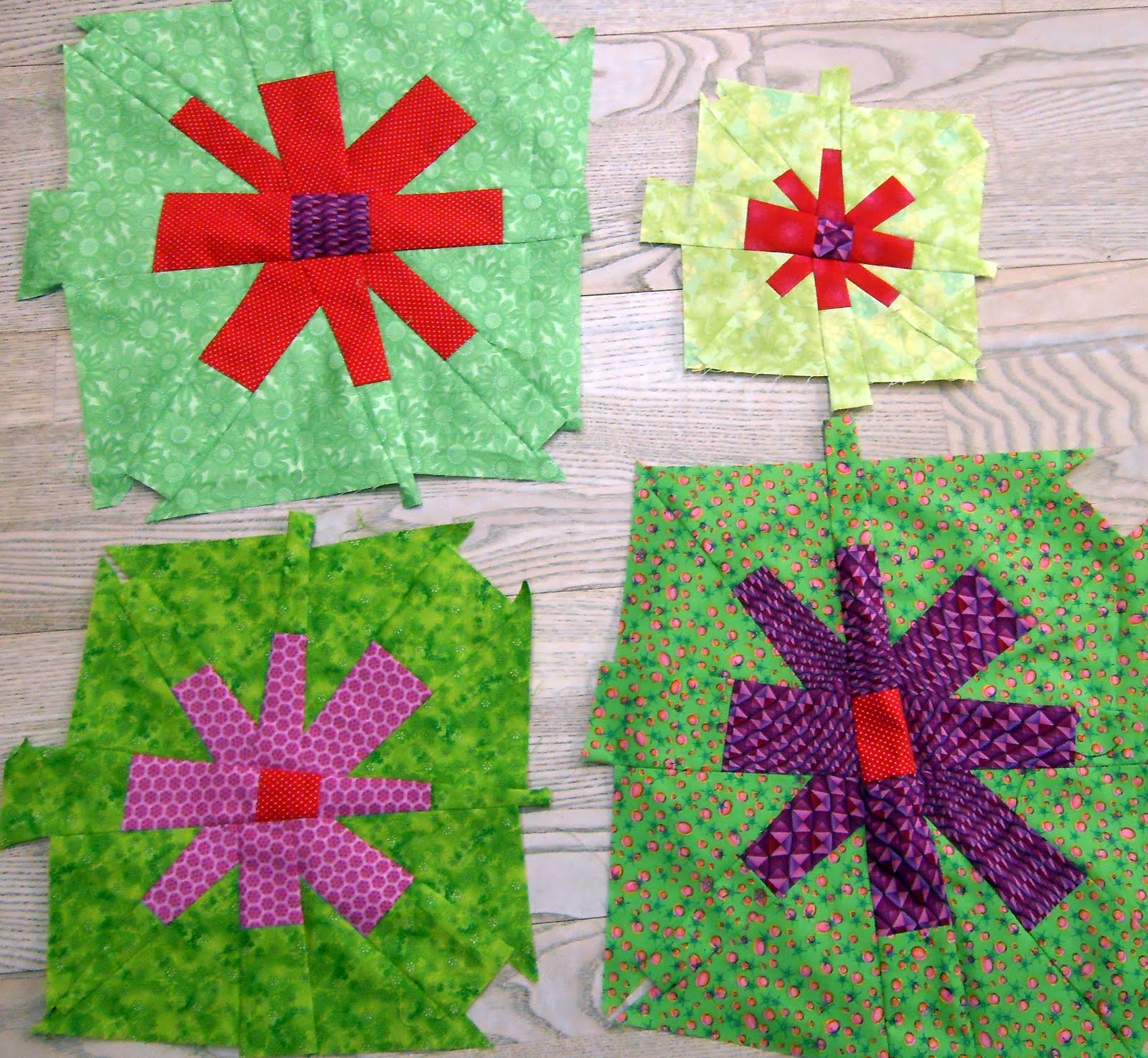 Patchwork-blomsten: Kan det blive mere kedeligt ....