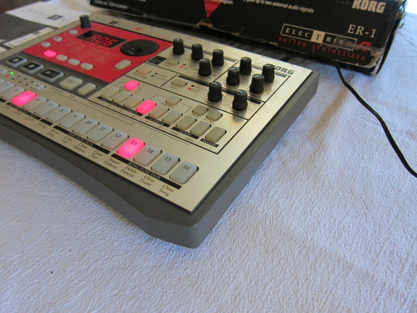 MATRIXSYNTH: Korg Electribe ER-1 Rhythm Synthesizer w/ Original Box ...