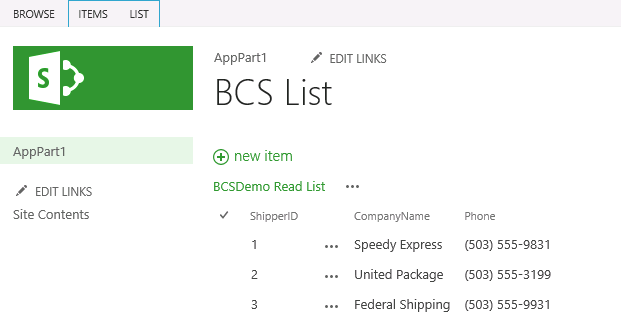 SharePoint Beans: SharePoint 2013 - External Content Types (BCS) - Part 2