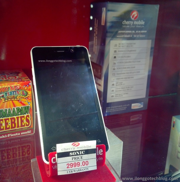 Cherry Mobile Sonic: Full Specs, Price and Availability in the Philippines