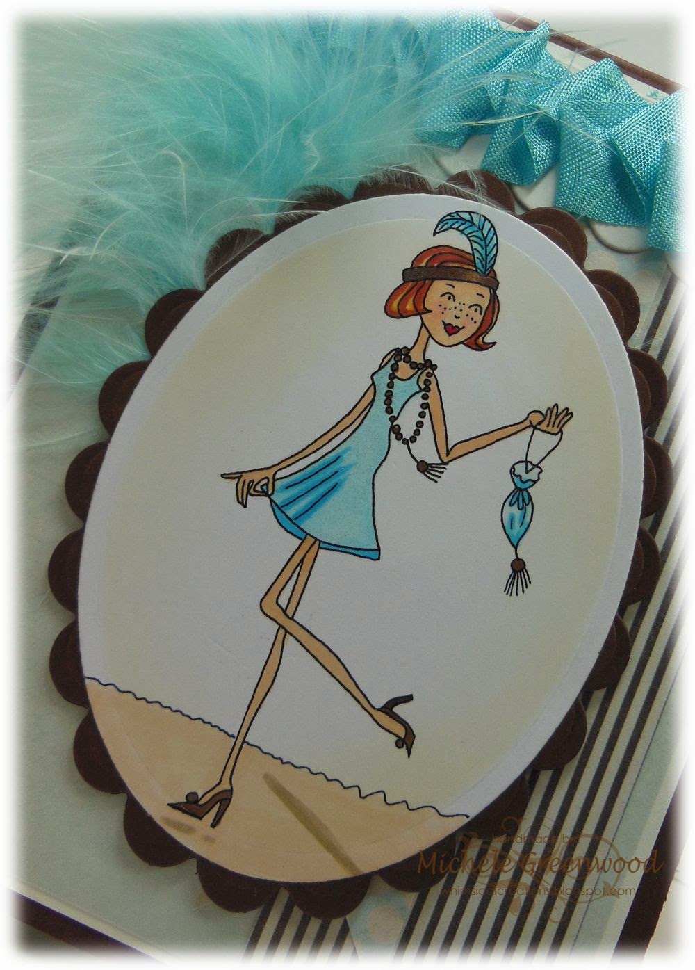 Whimsical Creations: Ginger...in blue
