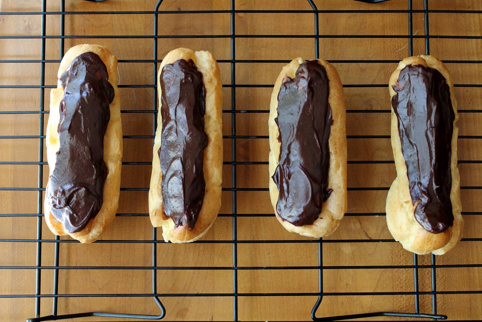 Bakestravaganza: Eclairs with Chocolate Frosting