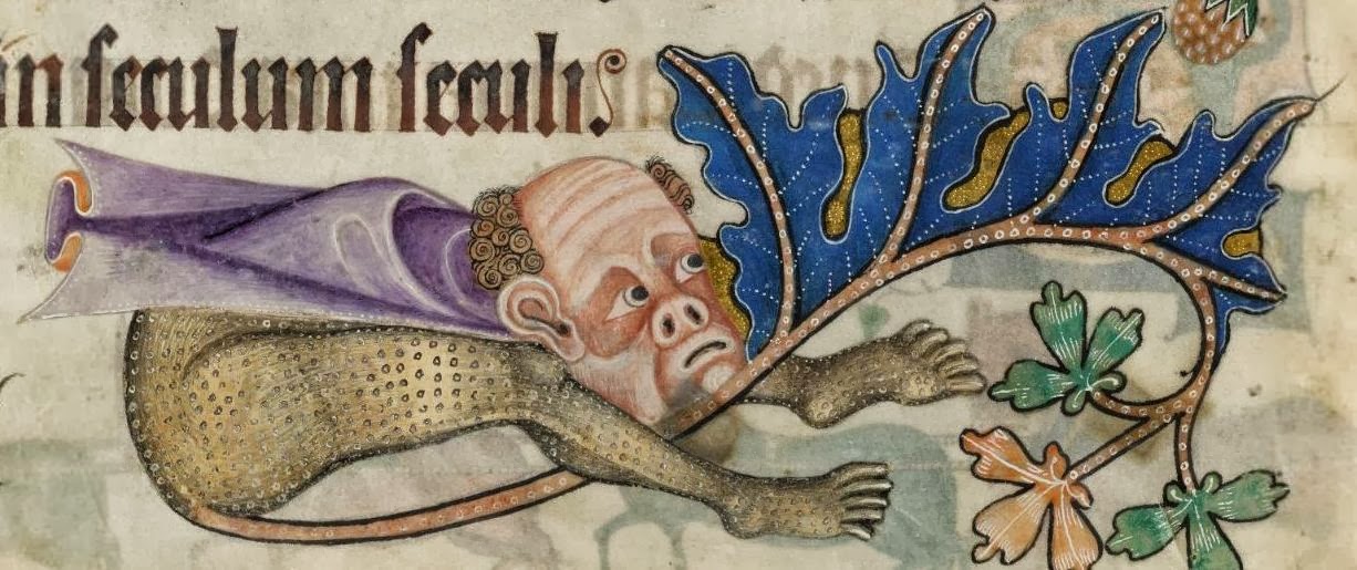 Groteskology: The Grotesques of the Luttrell Psalter