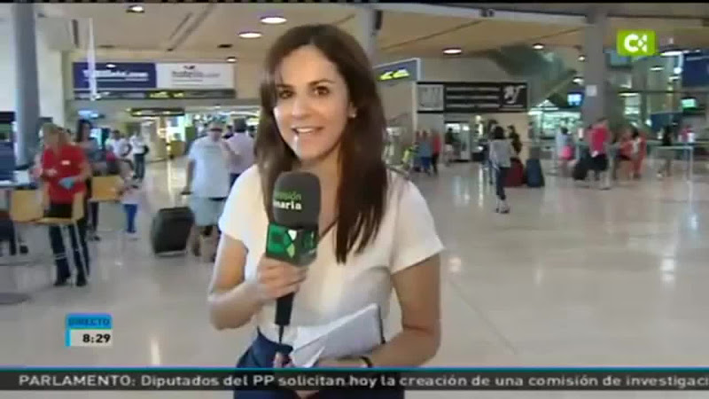 Bellas Presentadoras Canarias: MIRIAM... REPORTERA TV CANARIA