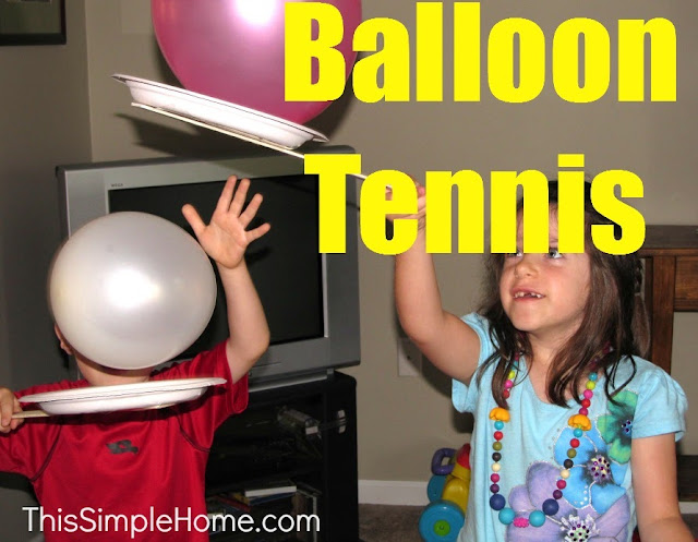 Balloon Tennis - This Simple Home