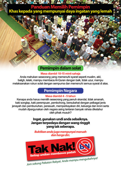 Koleksi Poster Kempen Politik: Panduan Memilih Pemimpin