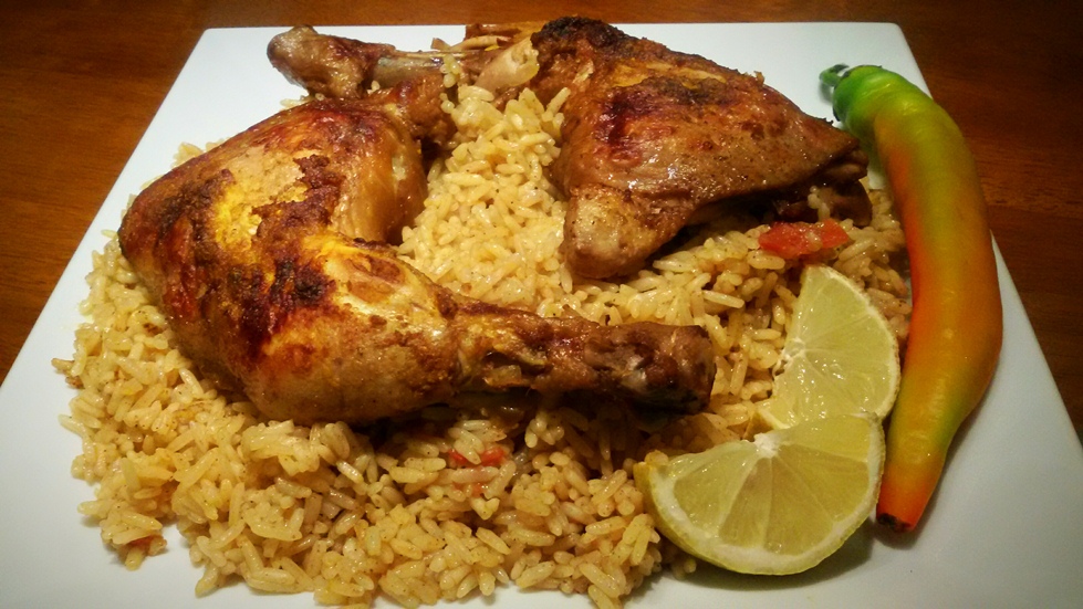 Oriental Kabseh Rice with chicken