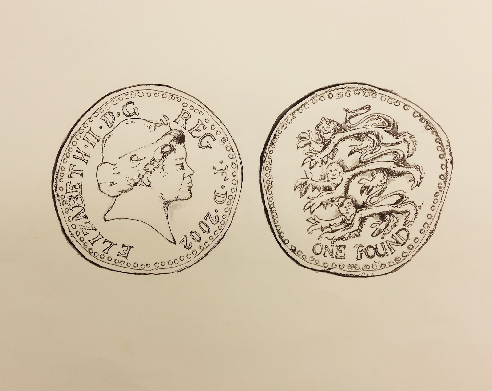 Amber's Textiles: Exploring with observational drawings