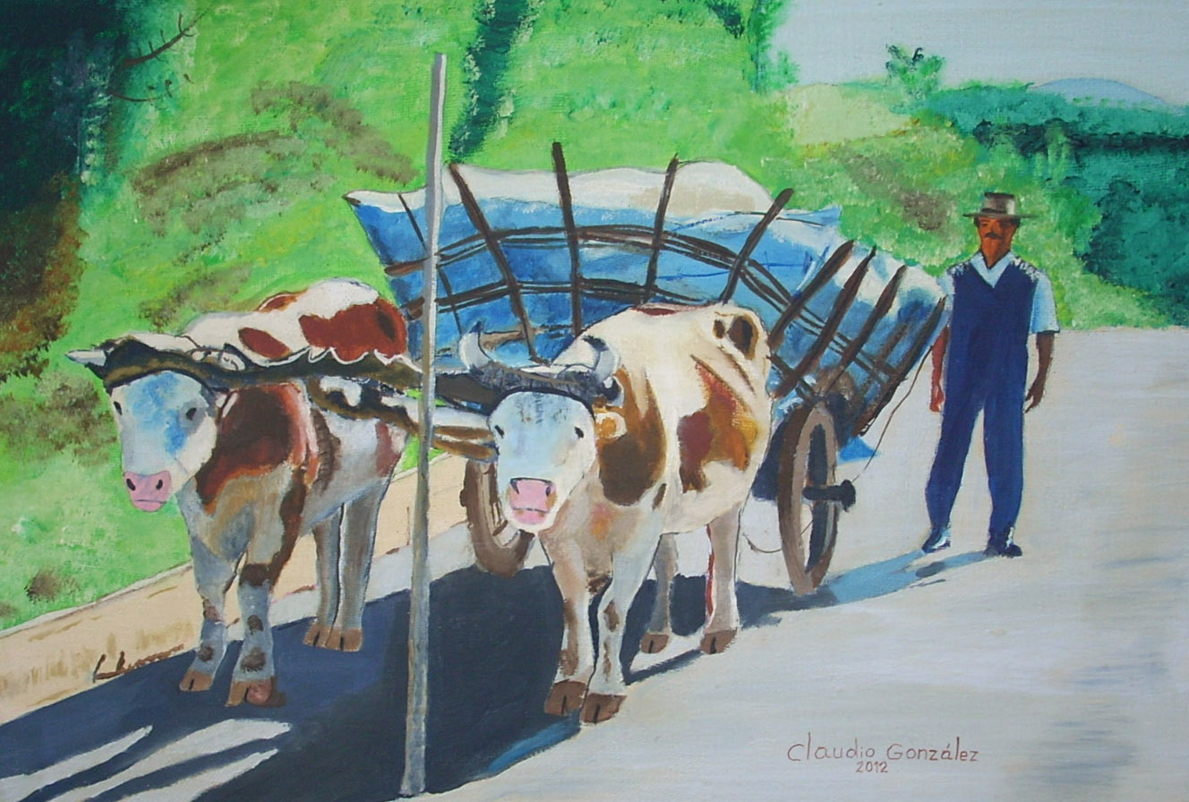 Claudio González Guevara: Yunta de bueyes