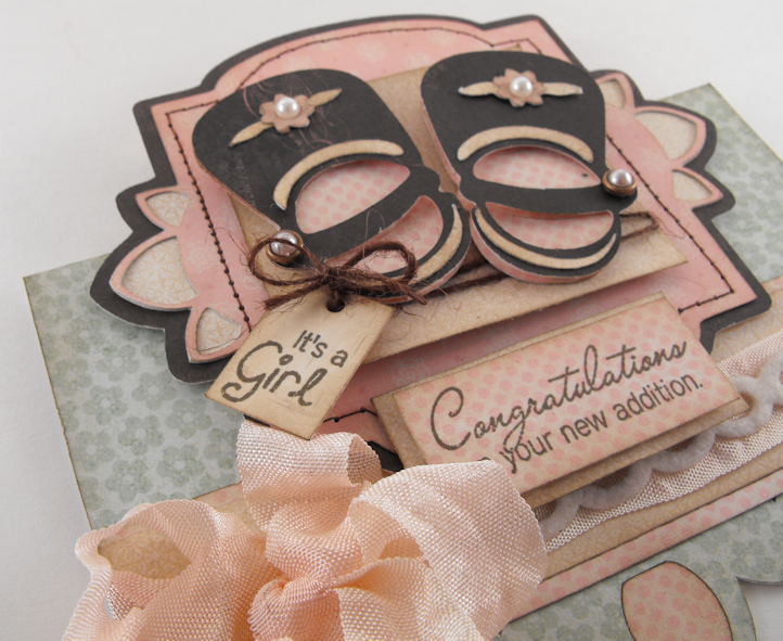 My Craft Spot: Congratulations on your new addition - baby card
