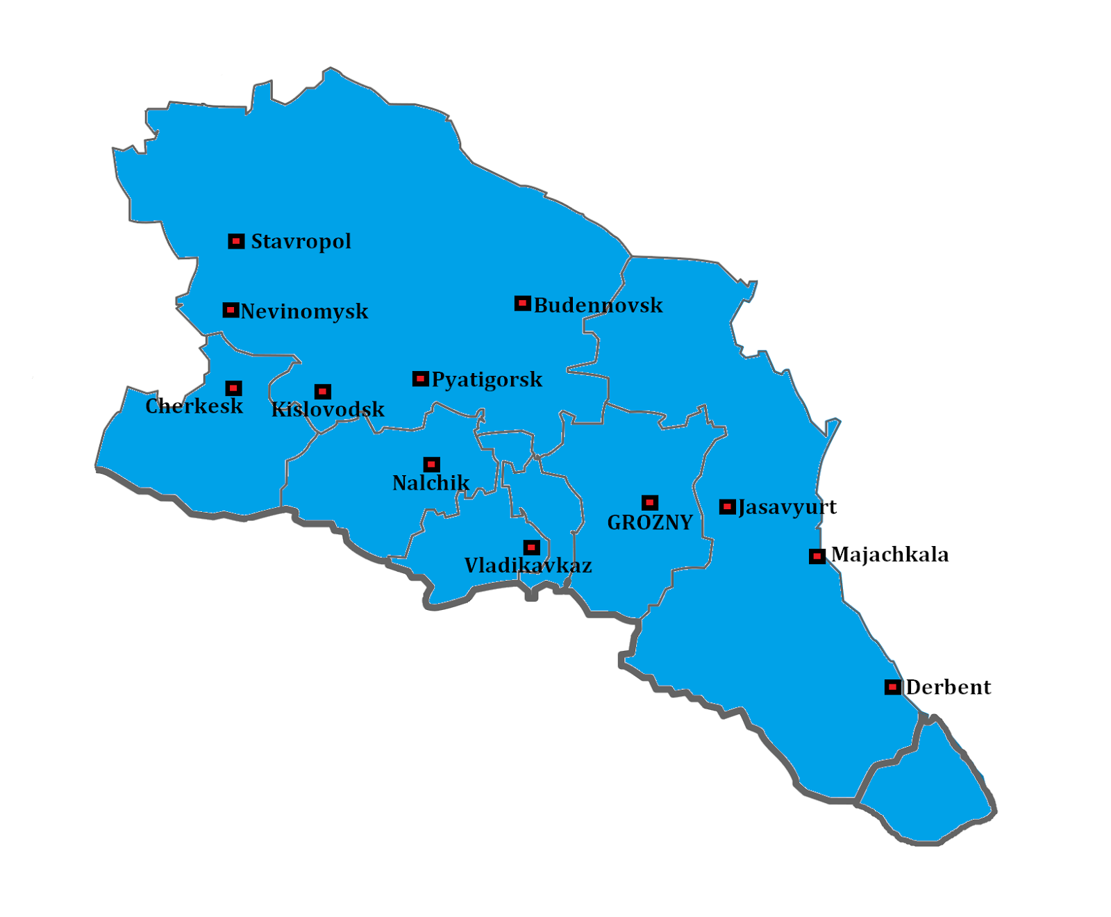 Mapas y Fronteras: 17- CAUCASIA